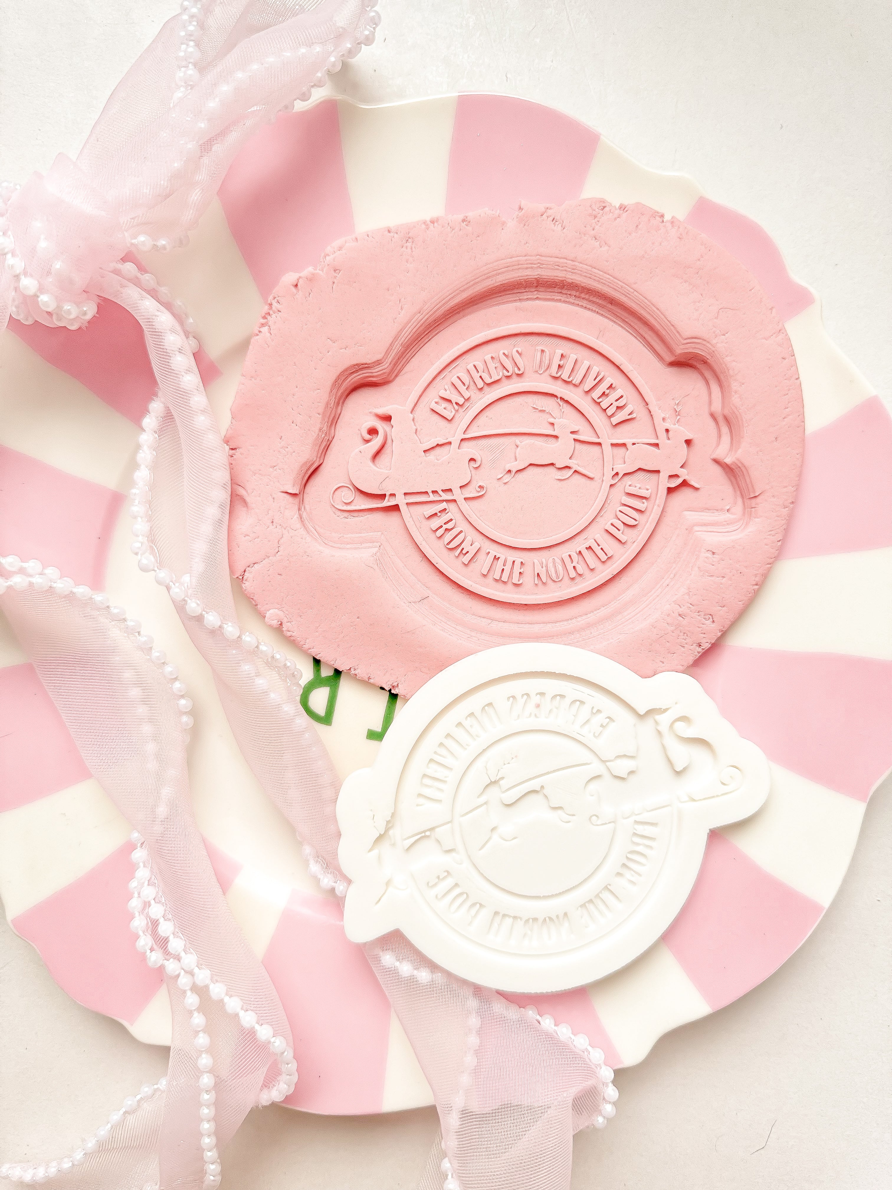 North Pole Postage Stamp - Debosser and Cutter – Cookies Kitchen Co